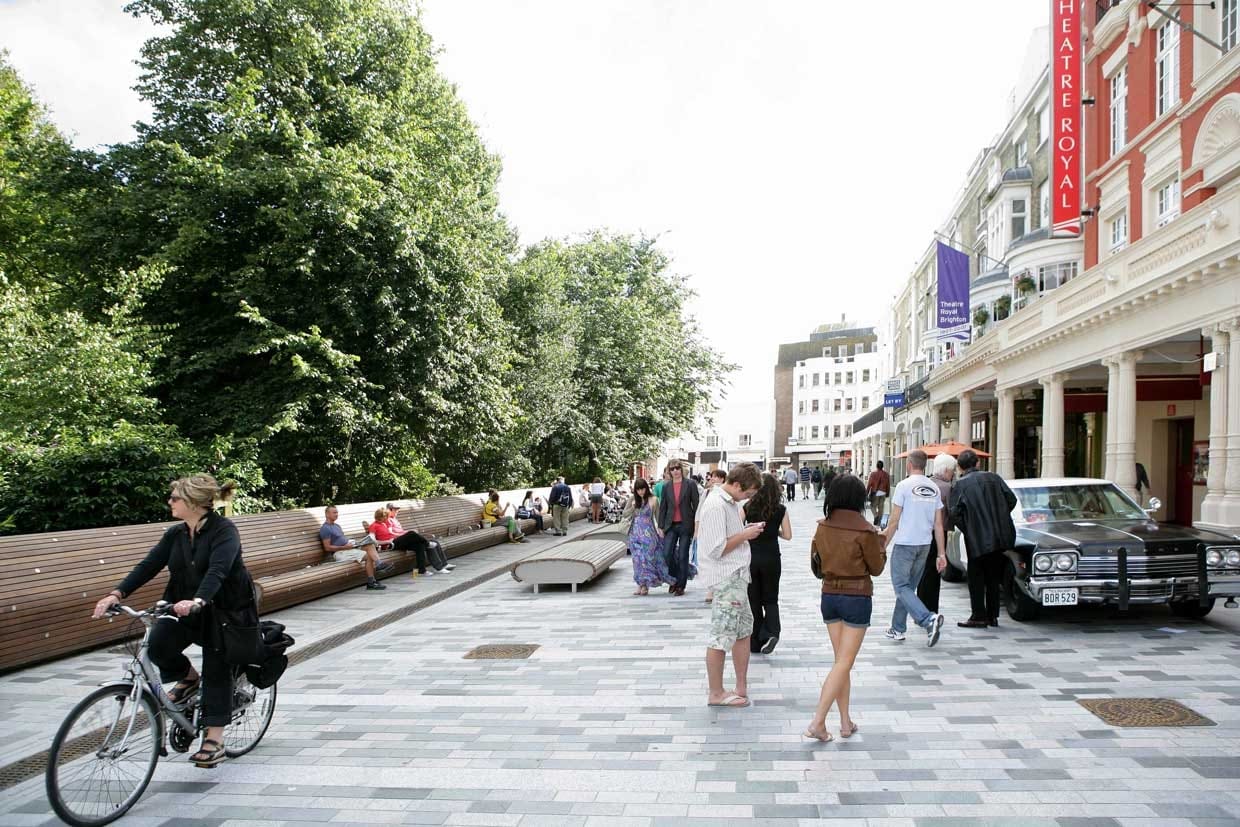 Redesigning UK's first pedestrian-friendly shared street