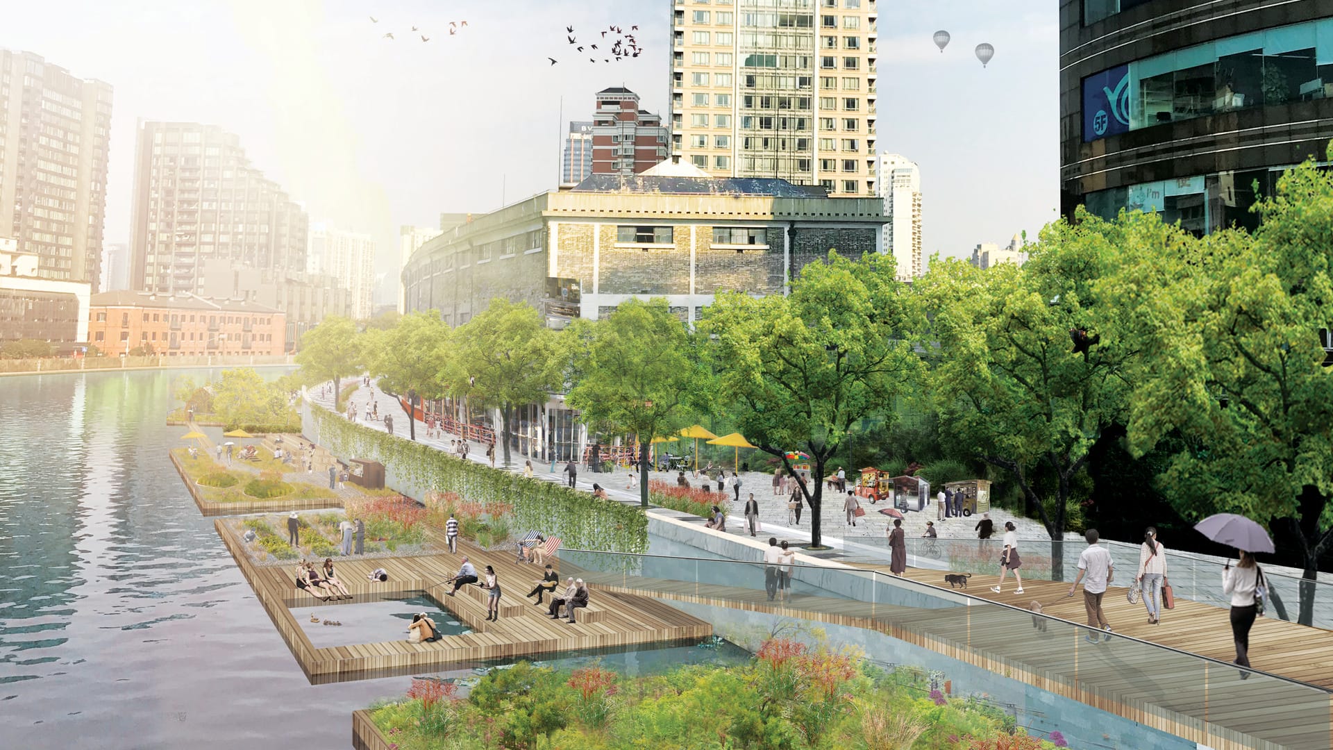 Enhancing ecological sustainability and public wellbeing in Shanghai